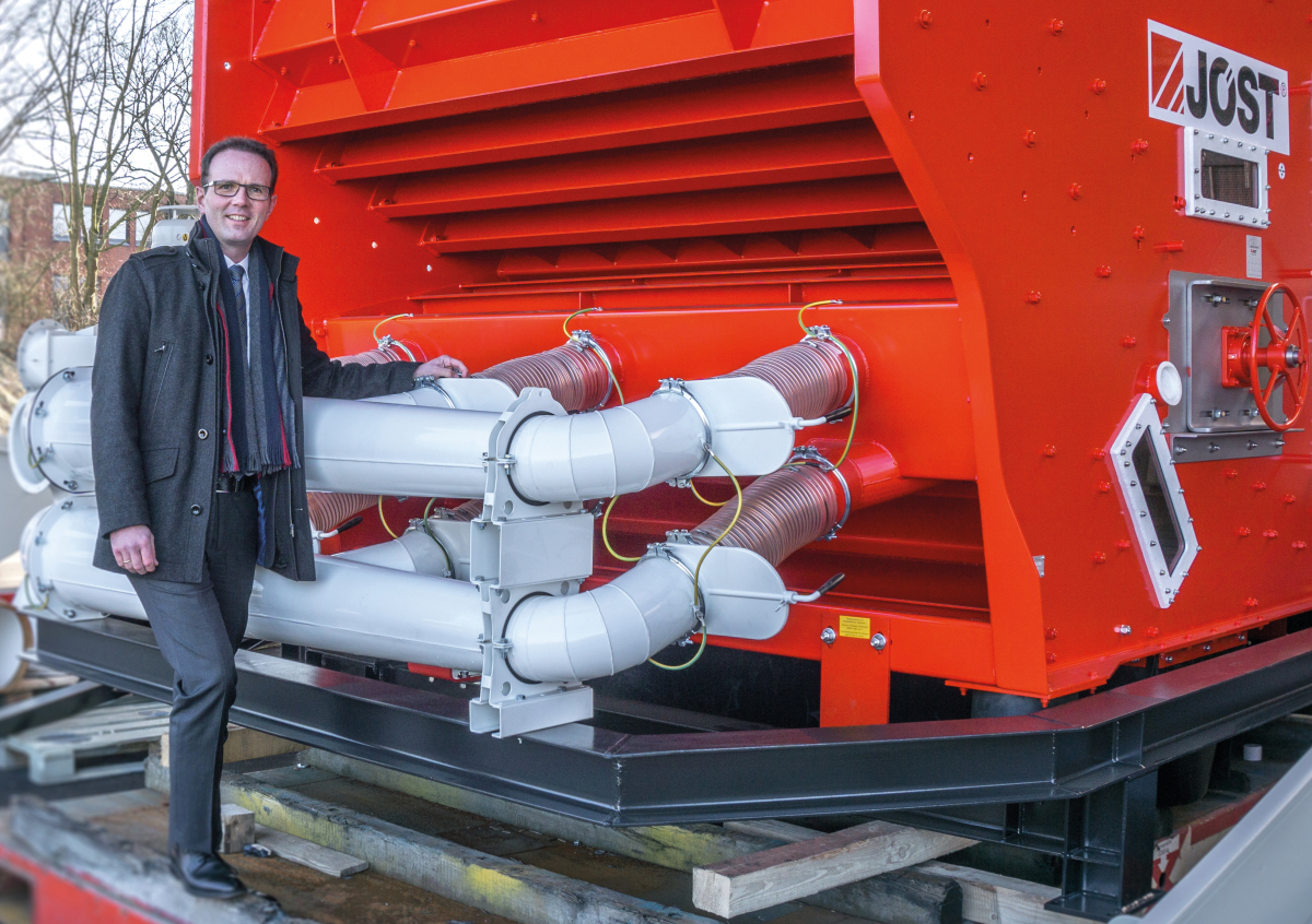 JÖST: recovery of non-ferrous metals in the processing of shredded cars ...