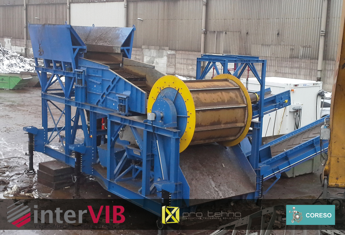 Vibratory screen improves scrap metal quality - recovery
