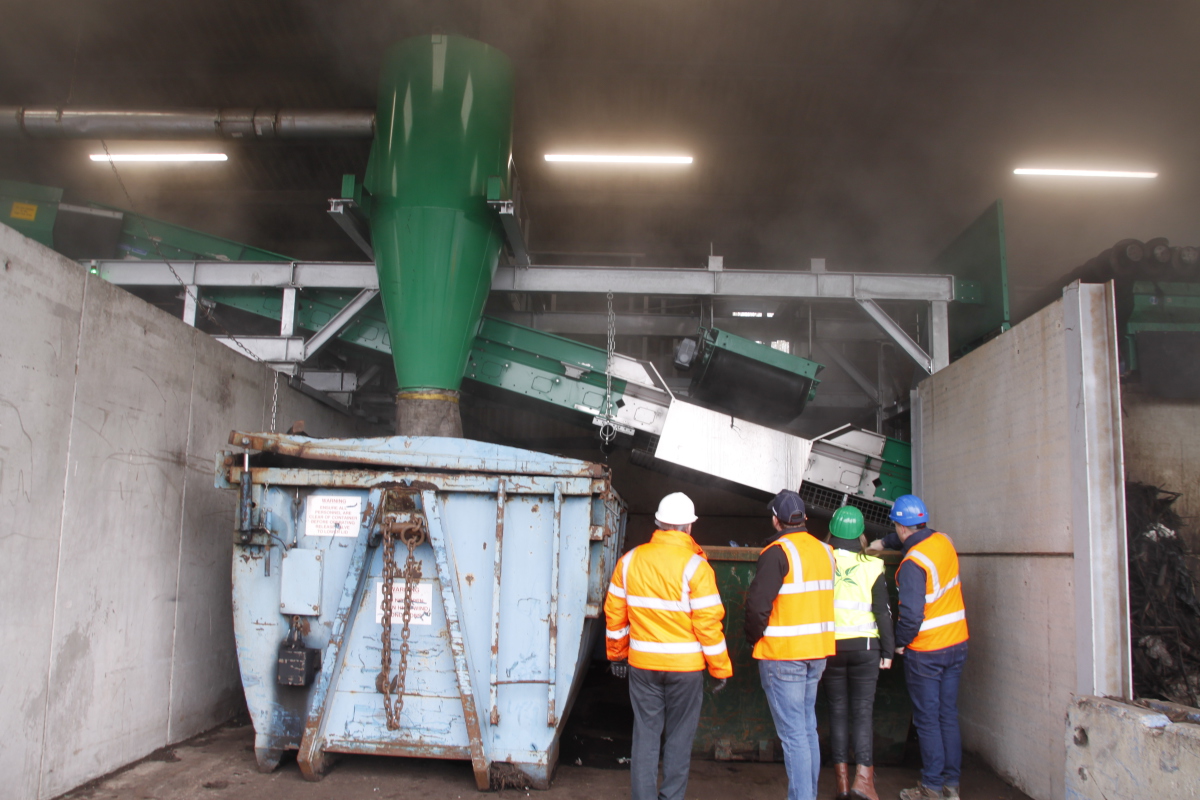 New processing plant for garden waste - recovery