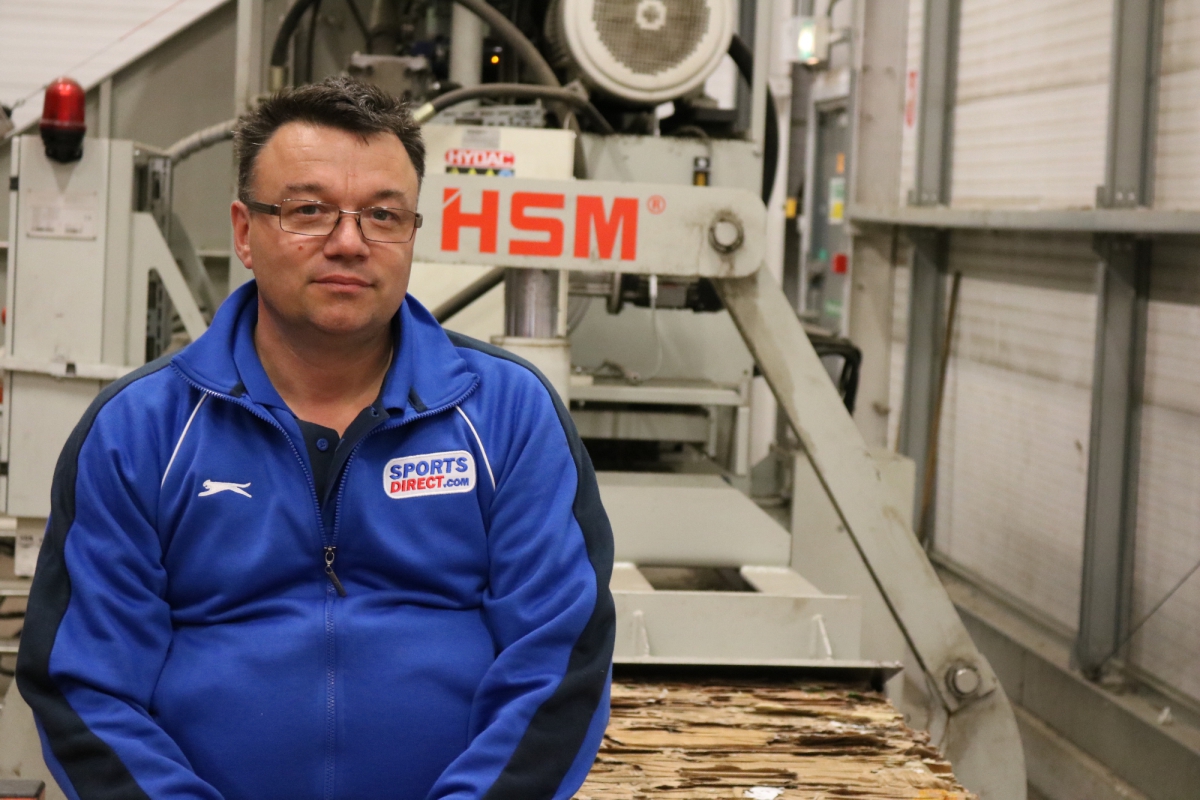 Recycling plays a crucial role at Sports Direct’s National distribution ...