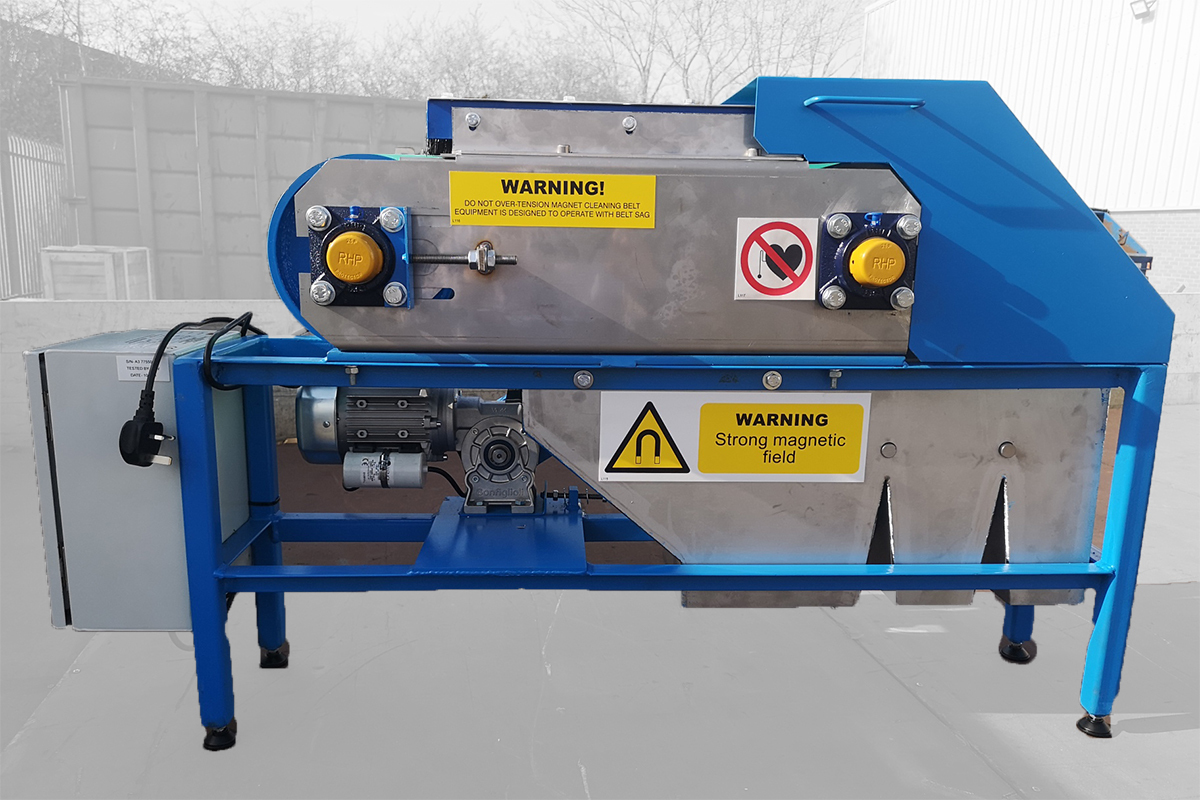Rare Earth Roll Separator for University of Birmingham - recovery
