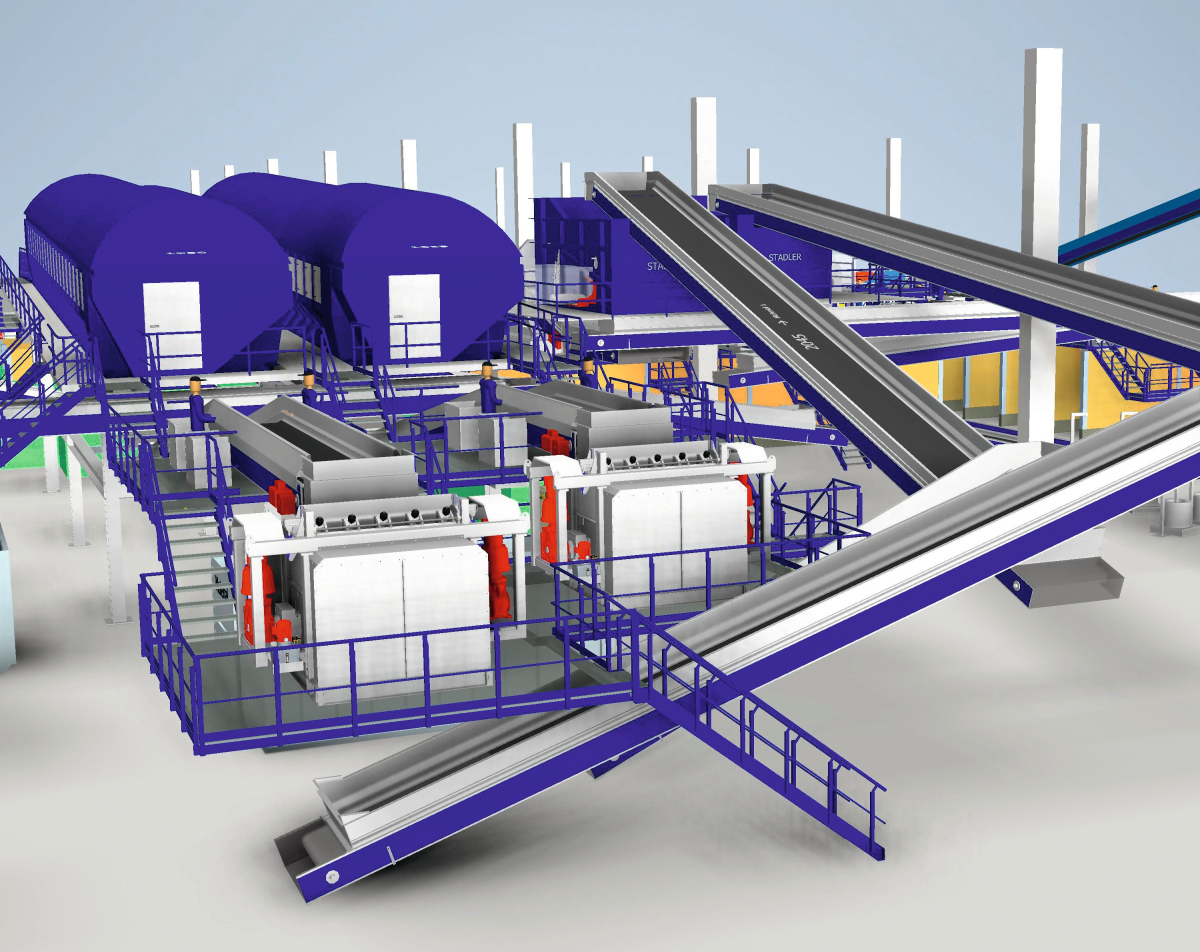Construction of the largest mechanical sorting plant in Brazil - recovery
