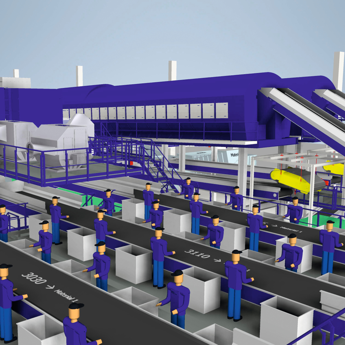 Construction of the largest mechanical sorting plant in Brazil - recovery