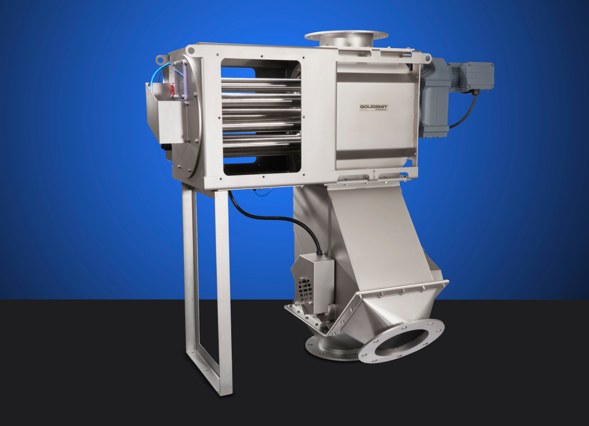 Magnetic separator for lithium battery powder - recovery