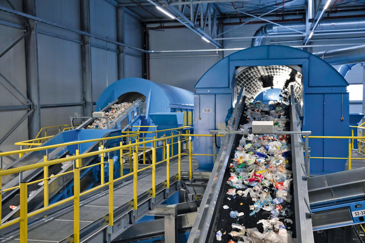Dry recyclables and light packaging - recovery