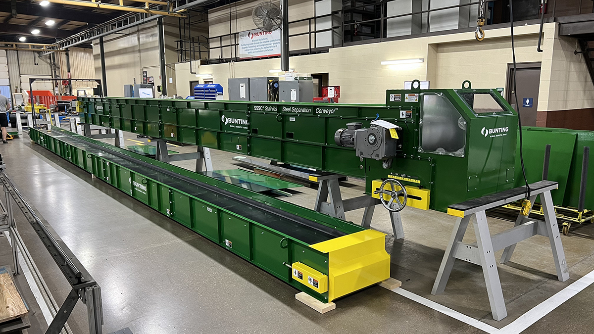 Bunting builds monster stainless steel separator - recovery Magazine ...