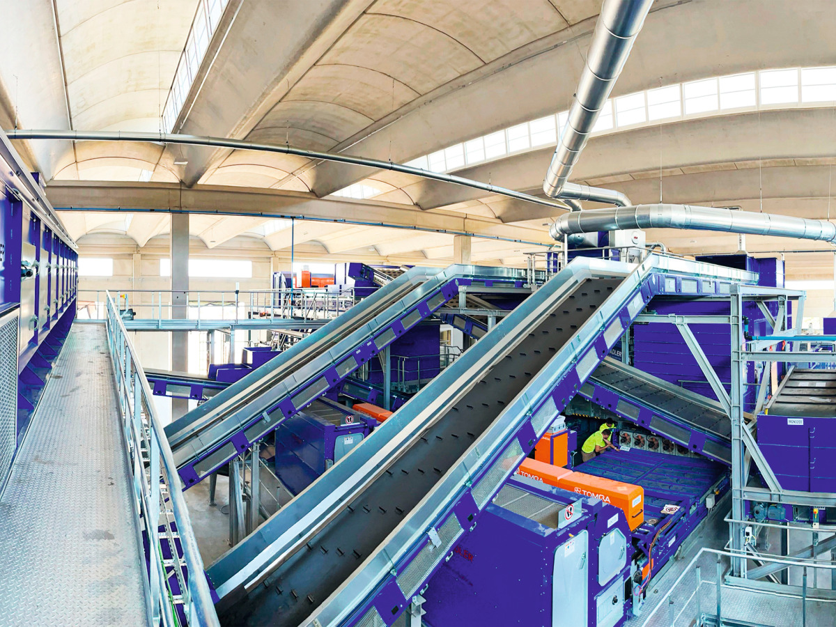 Waste is turned into recyclables and solid secondary fuels - recovery ...